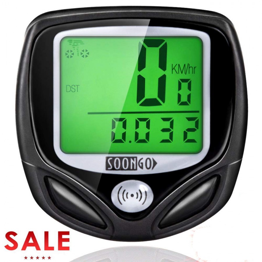 SOON GO Bike Speedometer, Bicycle Speedometer Wireless Bike Computer ...