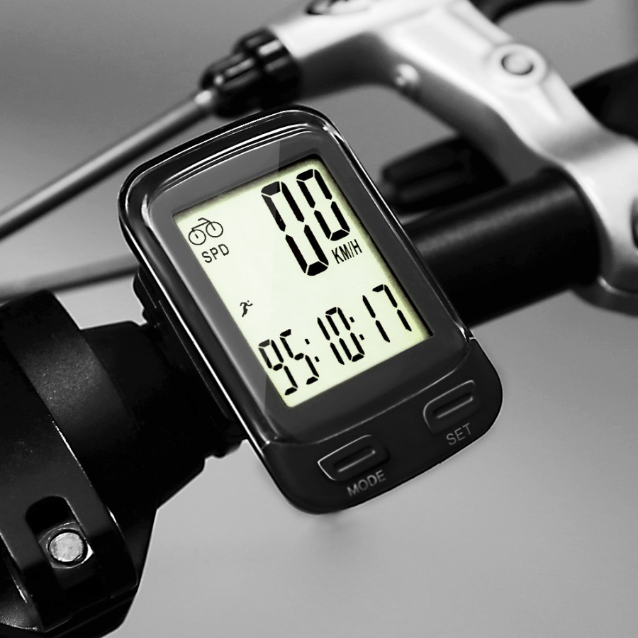 SOON GO Bike Computer Wireless Waterproof KM Cycle Speedometer ...